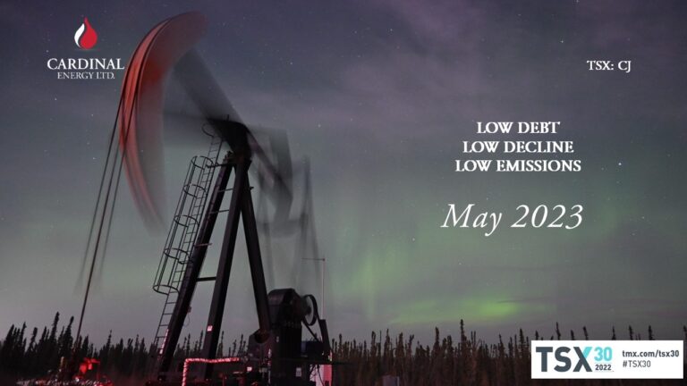 Cardinal Energy Ltd. – Focusing on a Sustainable Future