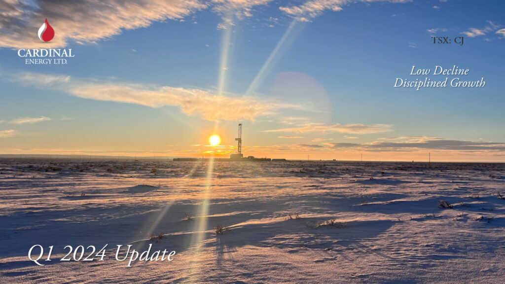 Cardinal Energy Ltd. – Focusing on a Sustainable Future