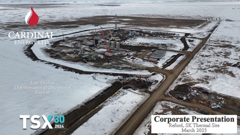 Cardinal Energy Ltd. – Focusing on the Future